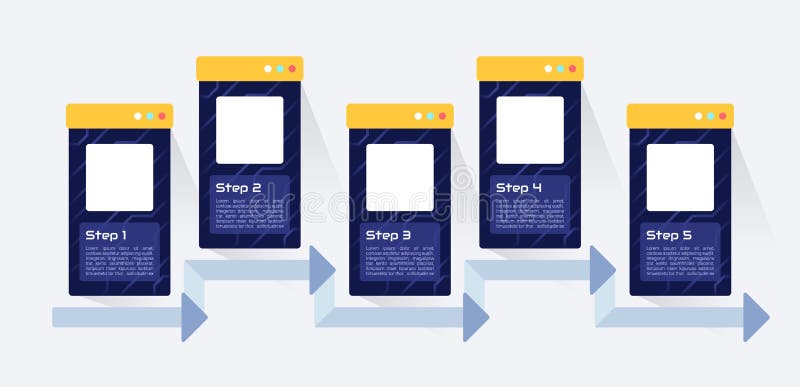 Programming Infographic Chart Design Template Stock Vector ...