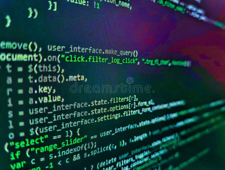 Programming of Internet Website. Python Programming Developer Code. Future Technology Creation ...