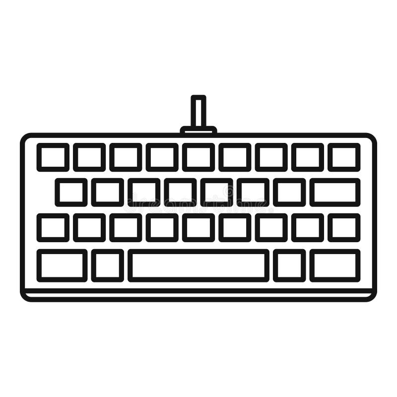 Keyboard Typing Icon, Outline Style Stock Vector - Illustration of ... Keyboard Typing Icon, Outline Style Stock Vector - Illustration of ...