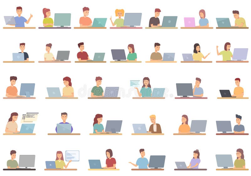 Cartoon Code Kids Stock Illustrations – 486 Cartoon Code Kids Stock ...