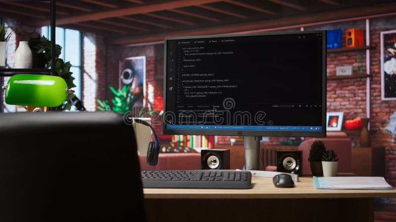 Computer Application Code Editor Scrolling Stock Photos - Free ...