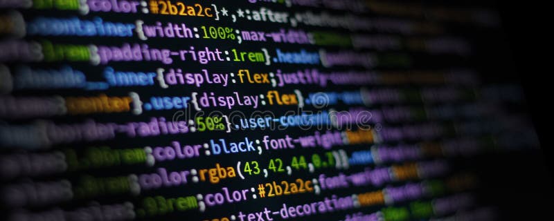 Less Programming Language Coding Banner Stock Image Image Of Business Communication 210006161 8807