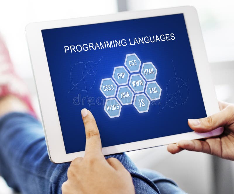 Programming Language Coding Developer Software Concept Stock Photo - Image of network, leisure ...