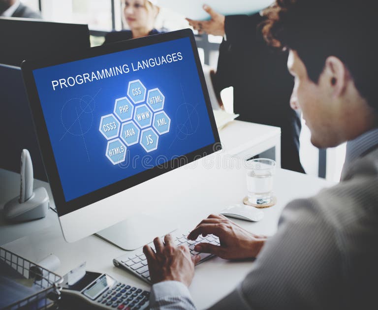 Programming Language Coding Developer Software Concept Stock Image ...