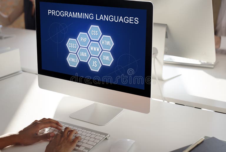 Programming Language Coding Developer Software Concept Stock Photo - Image of coding, digital ...