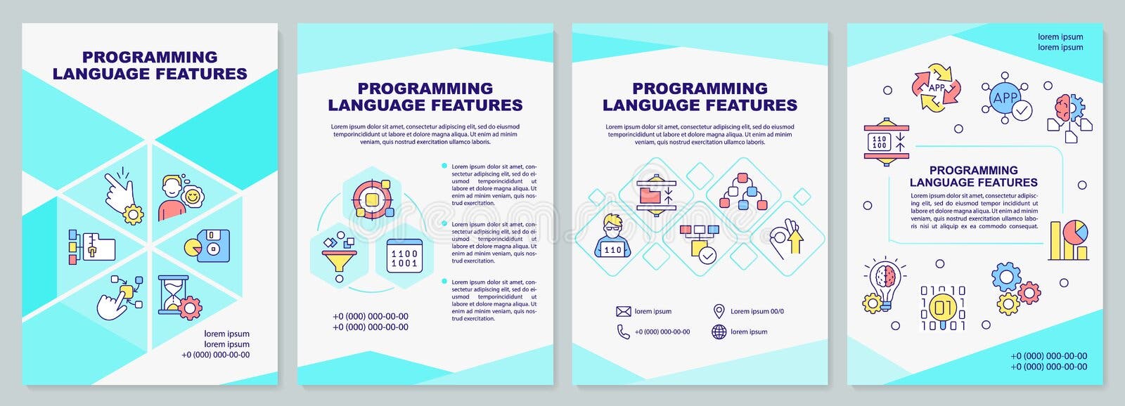 Programming Language Structure Loop Concept Icon Stock Vector ...