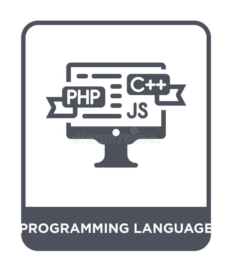 Programming Language Icon in Trendy Design Style. Programming Language ... Programming Language Icon in Trendy Design Style. Programming Language ...