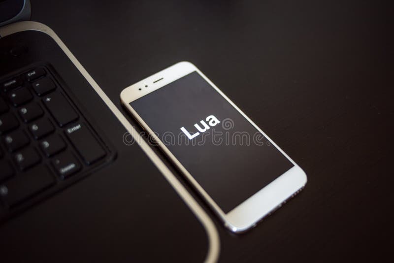 Programming Language Lua for Mobile Development, Concept. Smartphone ... Programming Language Lua for Mobile Development, Concept. Smartphone ...
