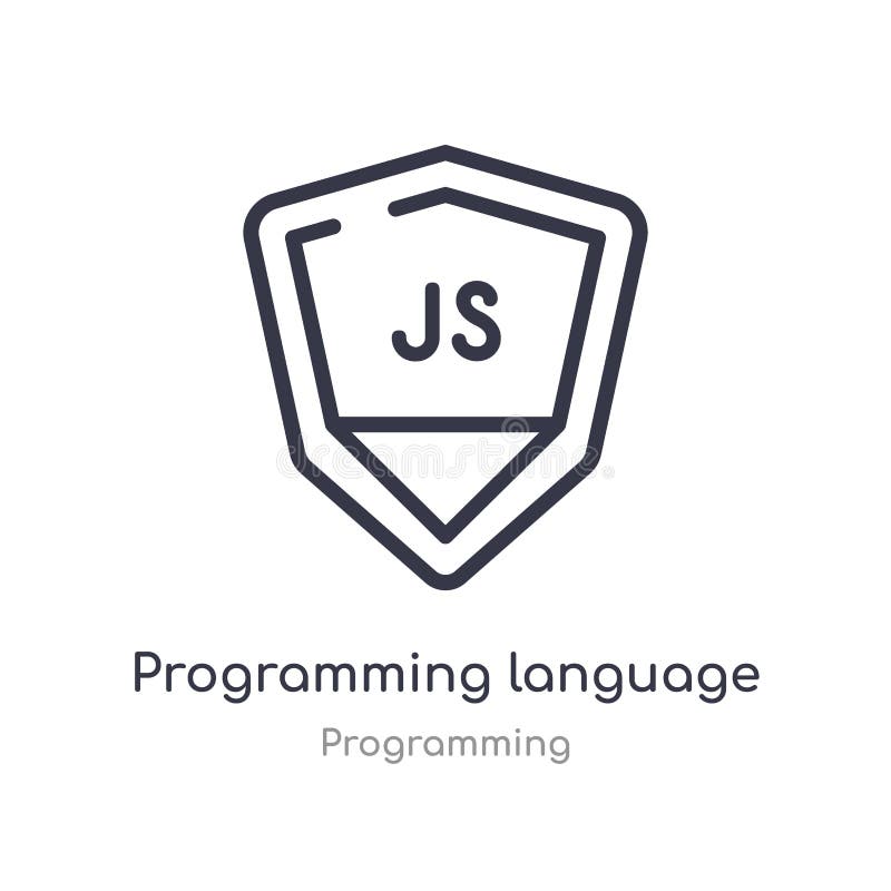 Programming Language Icon Vector From Programming Collection Thin Line Programming Language