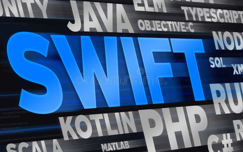 Kotlin Programming Language Development Concept Coding Background Colored Pixelized Text 3d