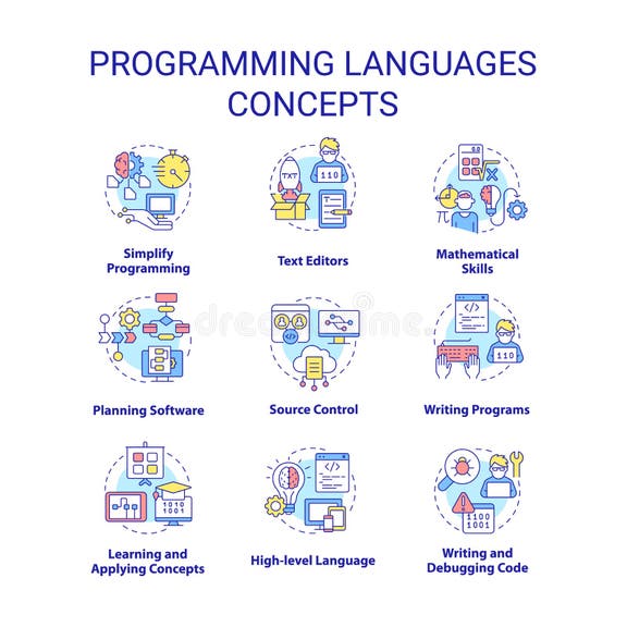 Programming Languages Logo Stock Illustrations – 87 Programming ...