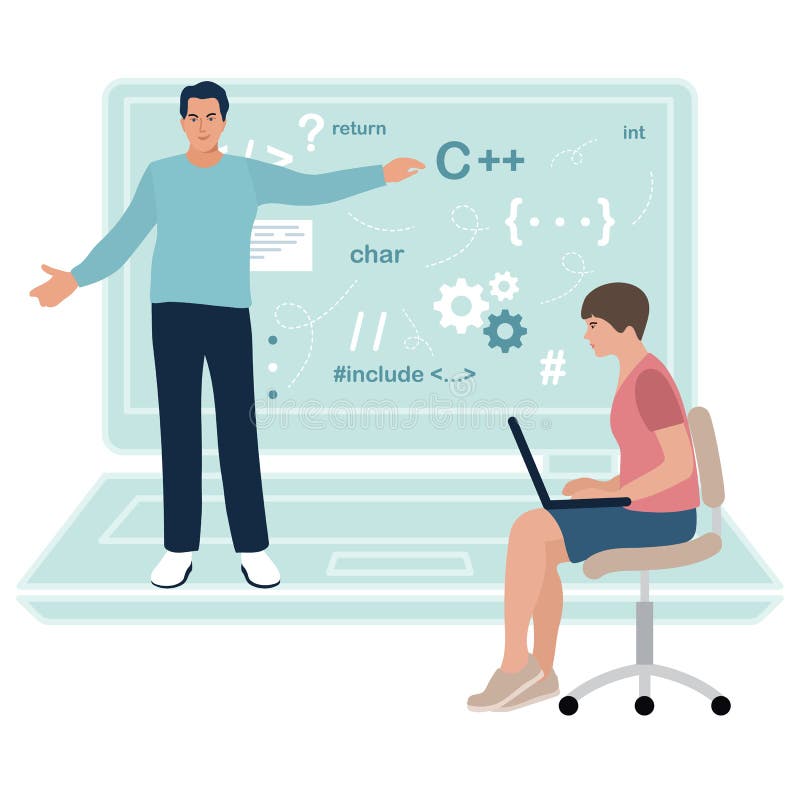 Programming Languages Learning Software Coding it Stock Vector ...