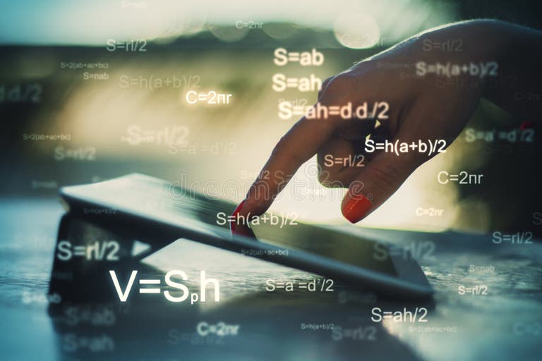 Programming and Math Concept Stock Photo - Image of female, number ...