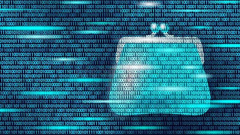 Programming Online Money Wallet. Online Market Trade Concept. Data Flow ...
