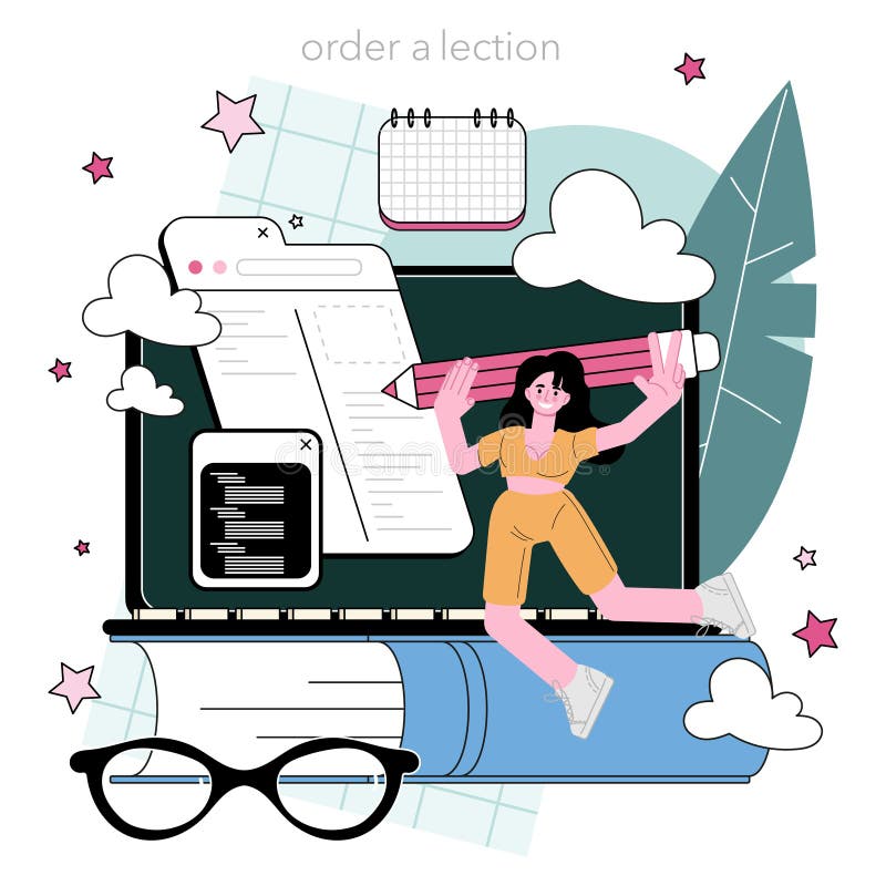 Programming Online Service Or Platform Coding Testing And Writing Stock Vector Illustration