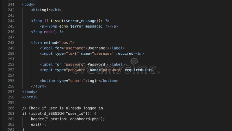 Programming Php Software Source Code Stock Video Video Of Program Hacker 277112355 5539