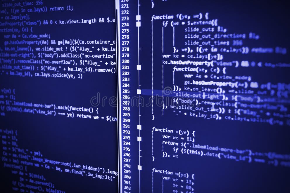 Programming Preventing Hacks in Internet Security. Stock Image - Image ...