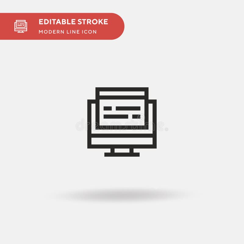 Programming Simple Vector Icon. Illustration Symbol Design Template for ...