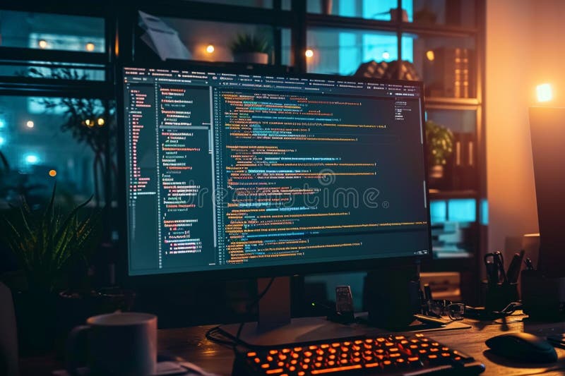 Rust Programming Language Development Concept Coding Background
