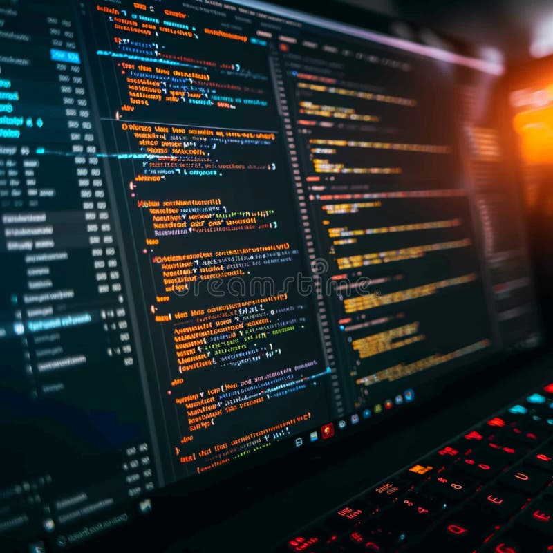 Rust Programming Language. Development Concept. Coding Background. Colored 3d Text Stock ...