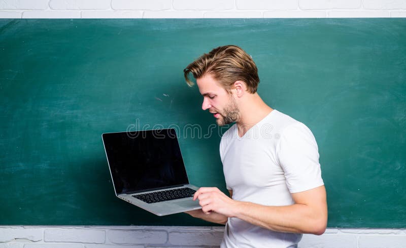 Programming Web Development. School Teacher Programming with Laptop ... Programming Web Development. School Teacher Programming with Laptop ...