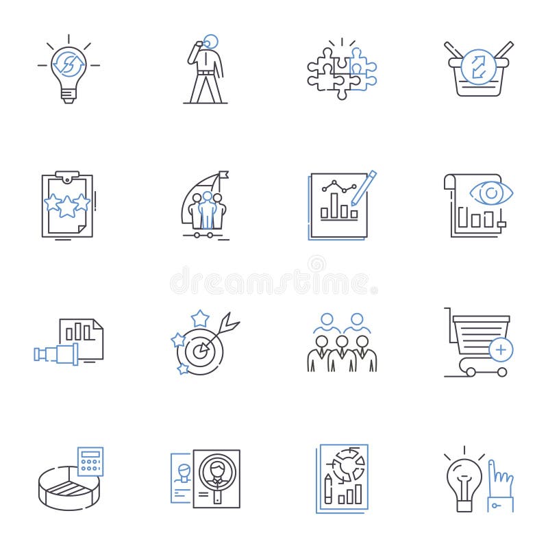 Progress and Advancement Line Icons Collection. Growth, Improvement ... Progress and Advancement Line Icons Collection. Growth, Improvement ...
