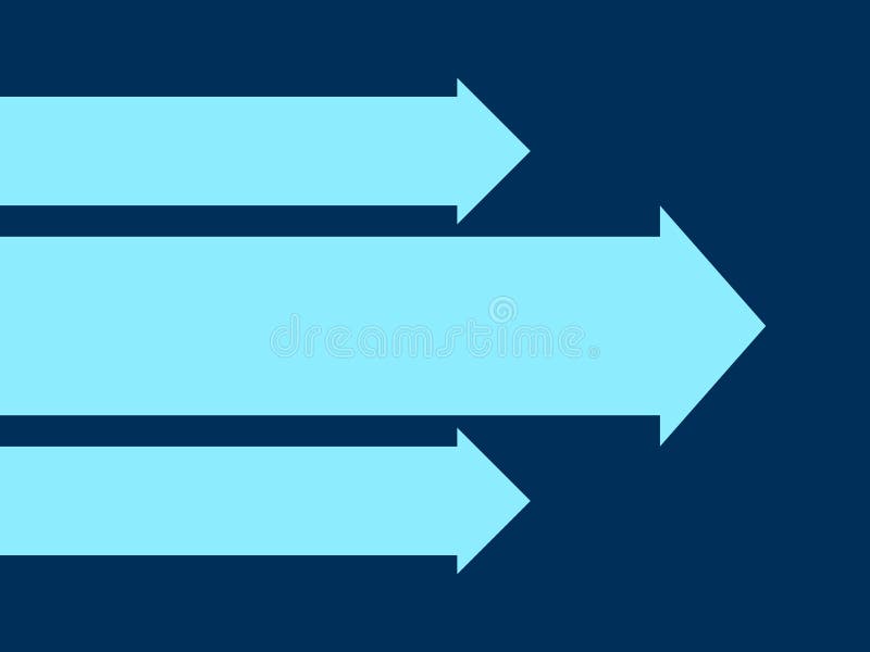 Progress. the Arrow Indicates the Direction of Moving Forward Stock ...