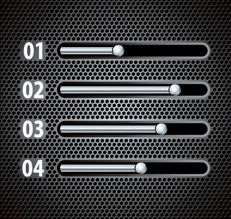 Progress Bar Design Template Stock Vector - Illustration of graphic ...