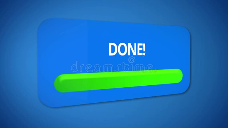 Progress Bar is Full, Notification about Successfully Finished Download ...