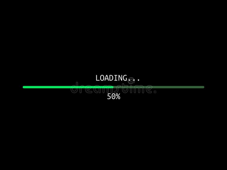 Progress Bar, Loading Percentage Stock Vector - Illustration of modern ...