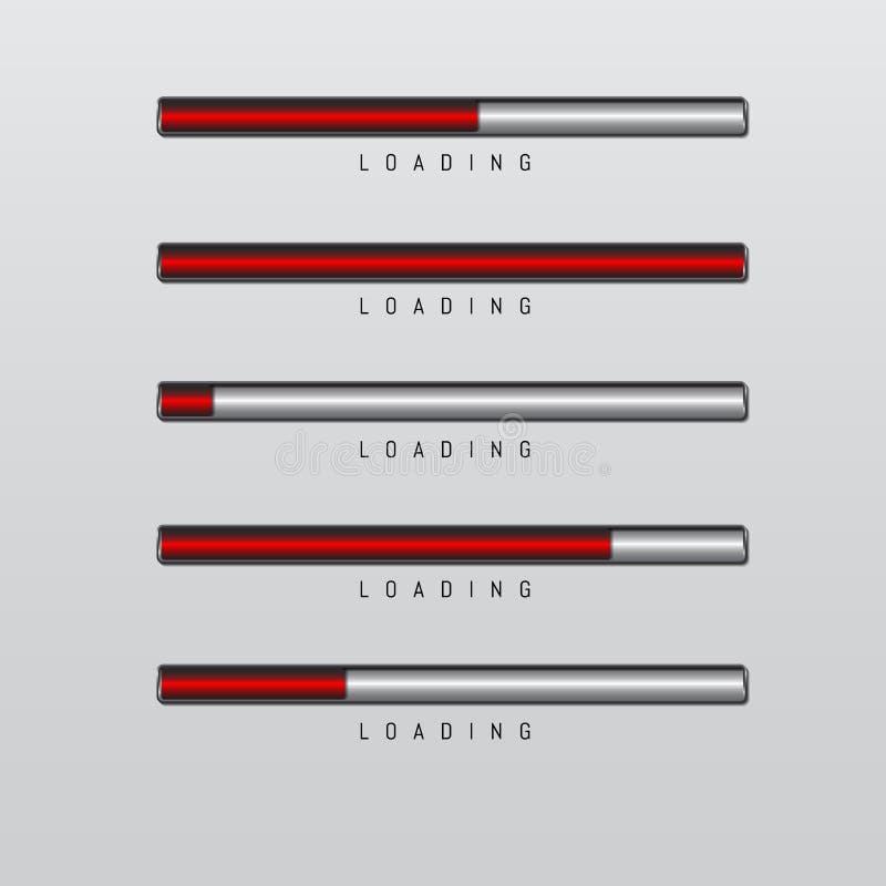 Red Progress Bar Png