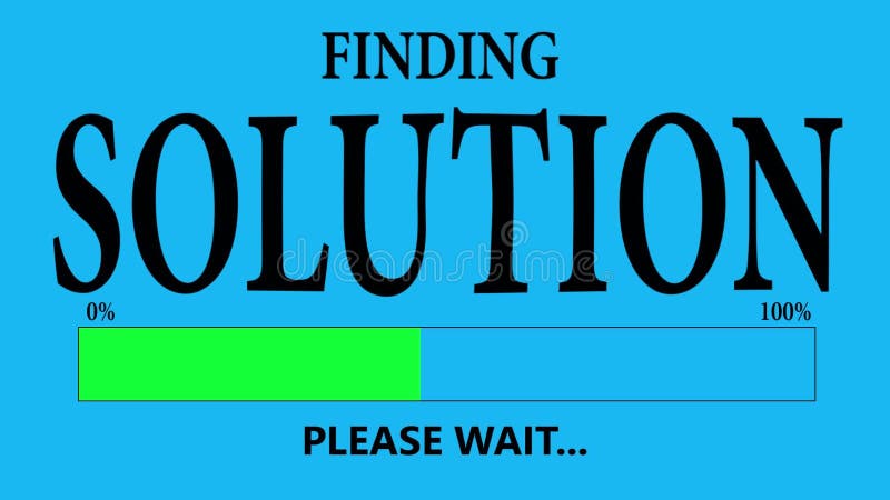 Solution Loading Progress Bar on the Screen Stock Footage - Video of ...
