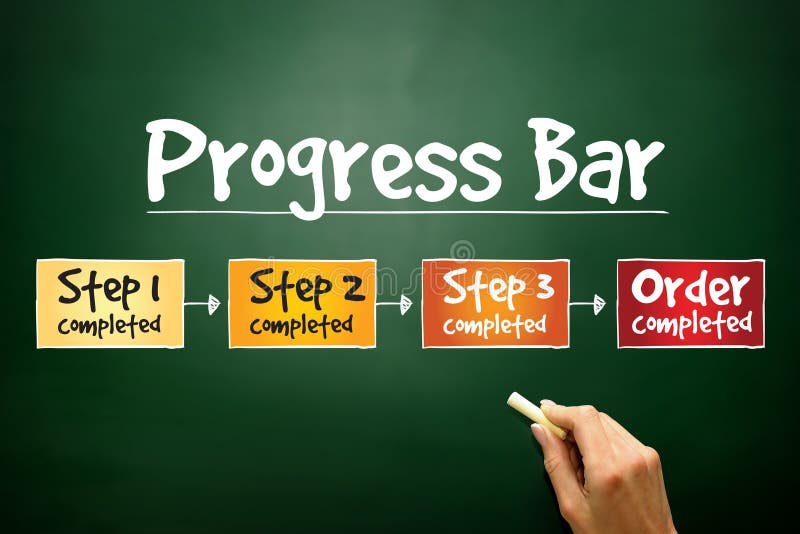 Progress Bar process stock photo. Image of elements - 205983488