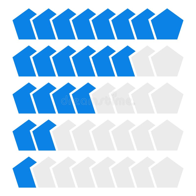Progress Bar. Steps, Phases, Level Indicator. Yardstick Meter Stock ...