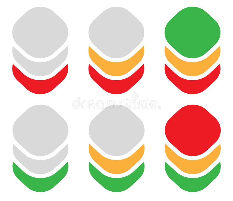 Progress Bar. Steps, Phases, Level Indicator. Yardstick Meter Stock ...