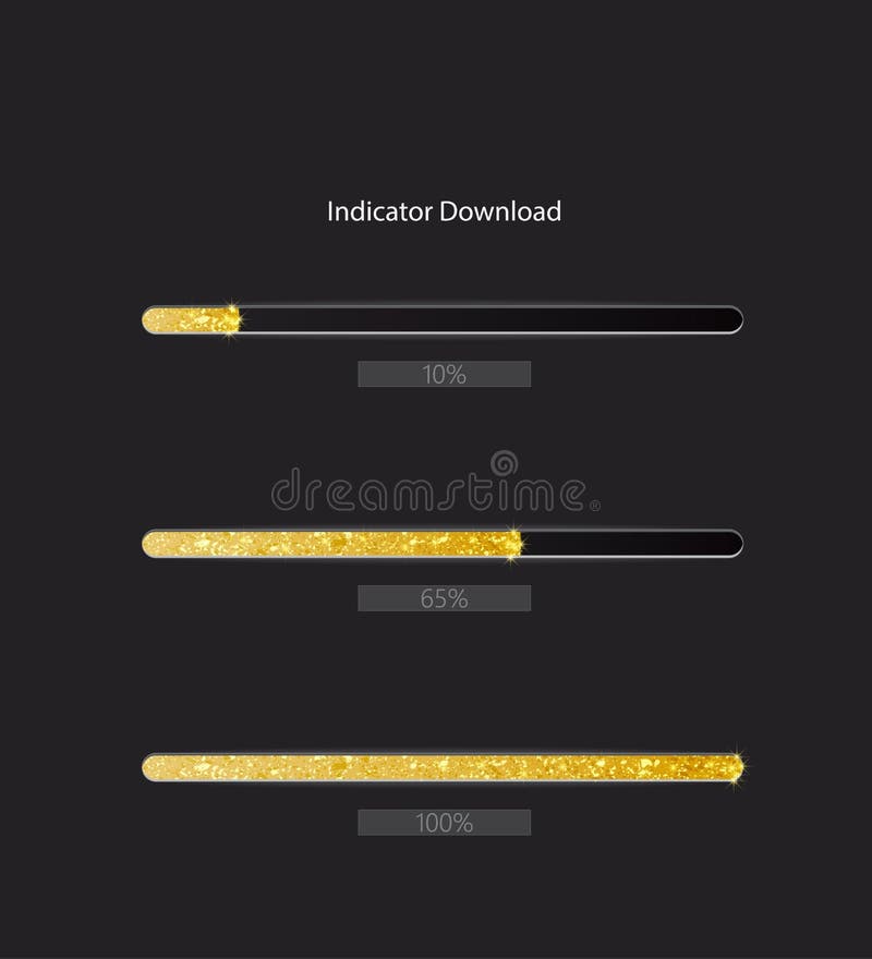 Download Bars and Progress Indicators Stock Vector - Illustration of ...