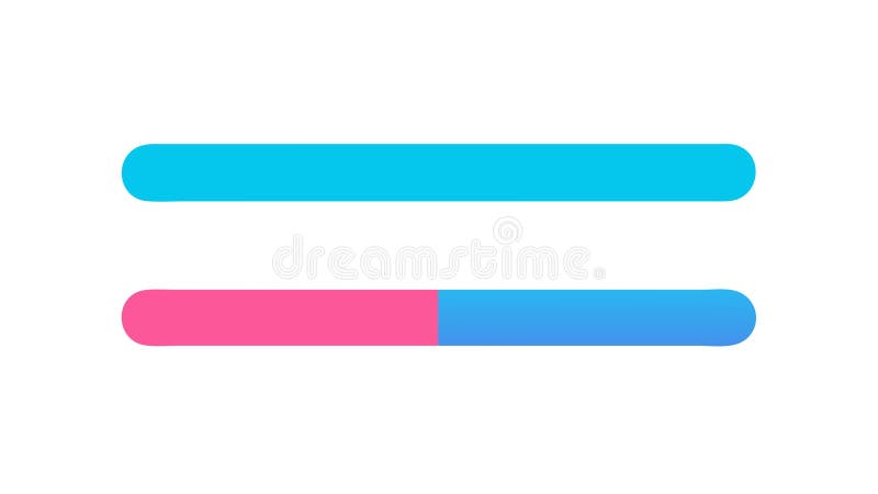 Progress Bars Two Levels Status Completion Indicator Icon, Vector Design Generative AI Stock ...