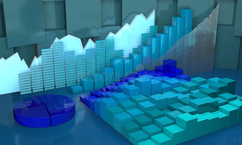 Progress in Business Abstract Background. Stock Illustration ...