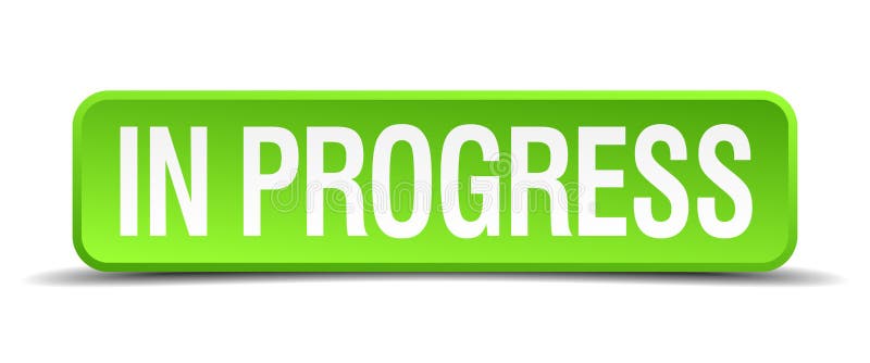 In progress button stock vector. Illustration of modern - 121127676
