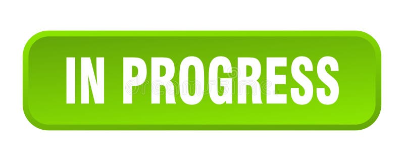 In progress button stock vector. Illustration of modern - 121127676