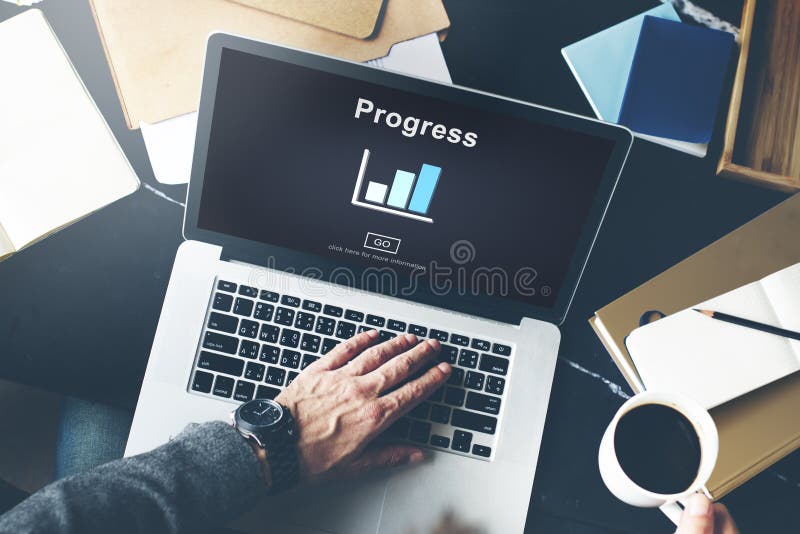 Progress Development Imrpovement Advancement Concept Stock Photo ...