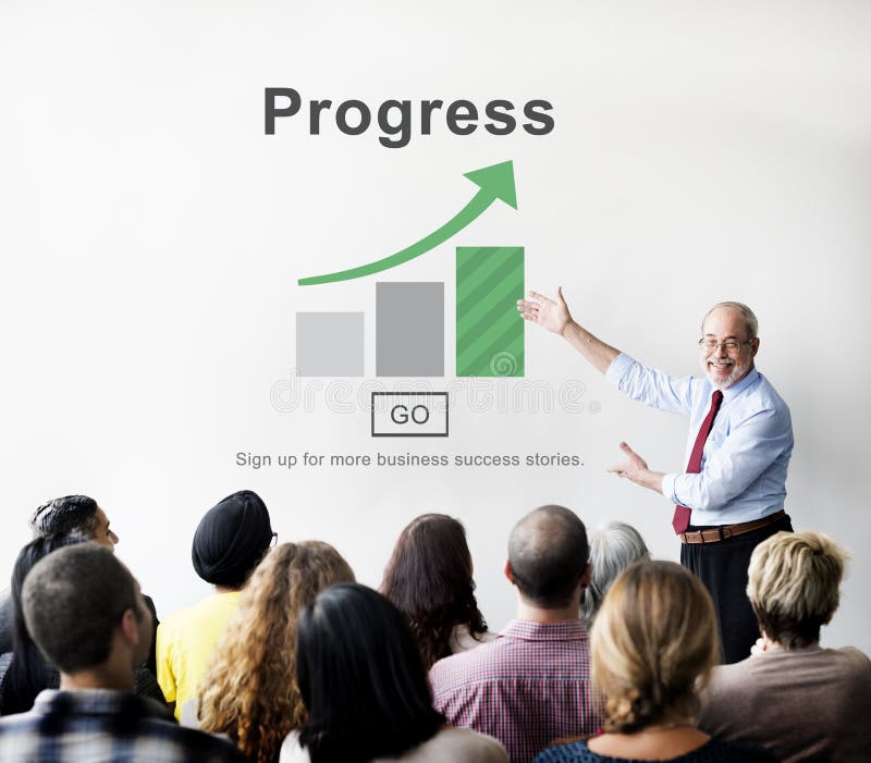 Progress Development Imrpovement Advancement Concept Stock Image ...