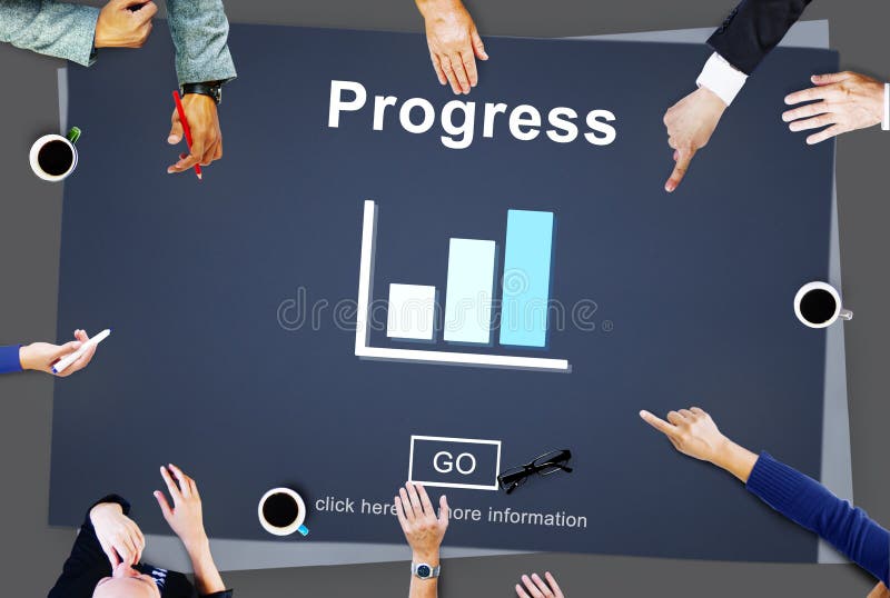 Progress Development Imrpovement Advancement Concept Stock Photo ...