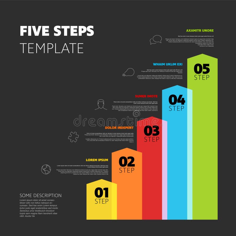 Five Steps Transparent Background Stock Illustrations – 89 Five Steps ...