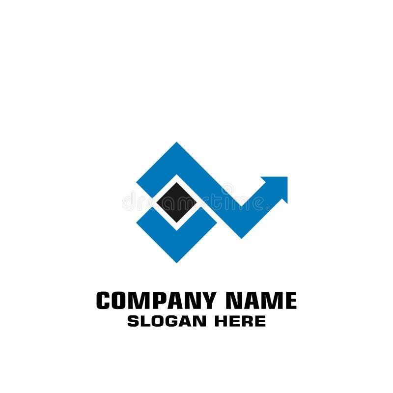 Progress Graphic Logo Template Stock Vector - Illustration of modern ...