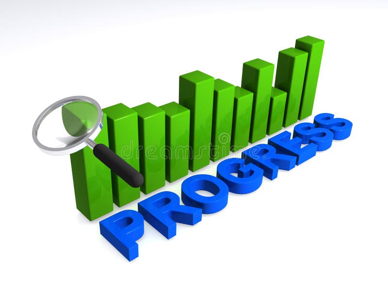 Progress bar stock illustration. Illustration of arrow - 20601502