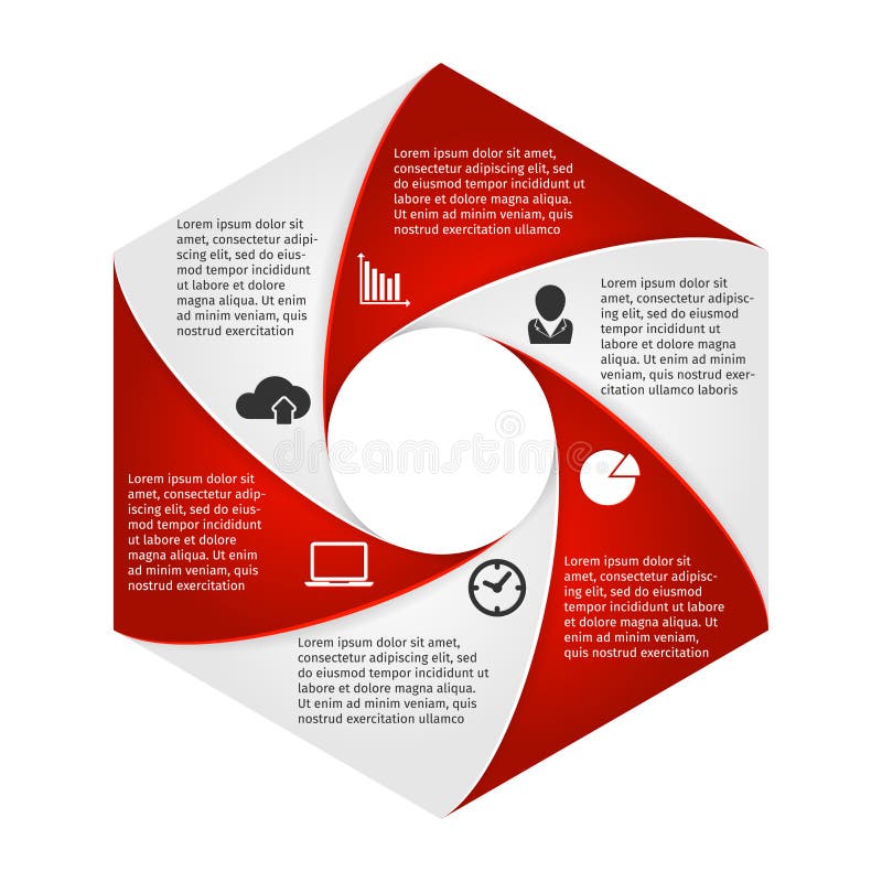 Progress Icons for Six Steps Stock Vector - Illustration of button ...