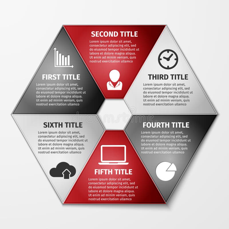 Progress Icons for Six Steps Stock Vector - Illustration of choice ...