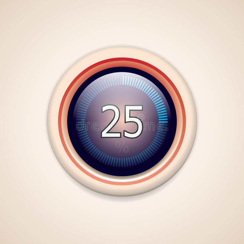 Blue Round Progress Indicator. Loading Progress Bar Stock Vector ... Blue Round Progress Indicator. Loading Progress Bar Stock Vector ...