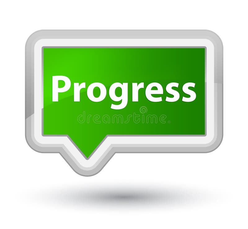 Progress Prime Green Banner Button Stock Illustrations – 3 Progress ...